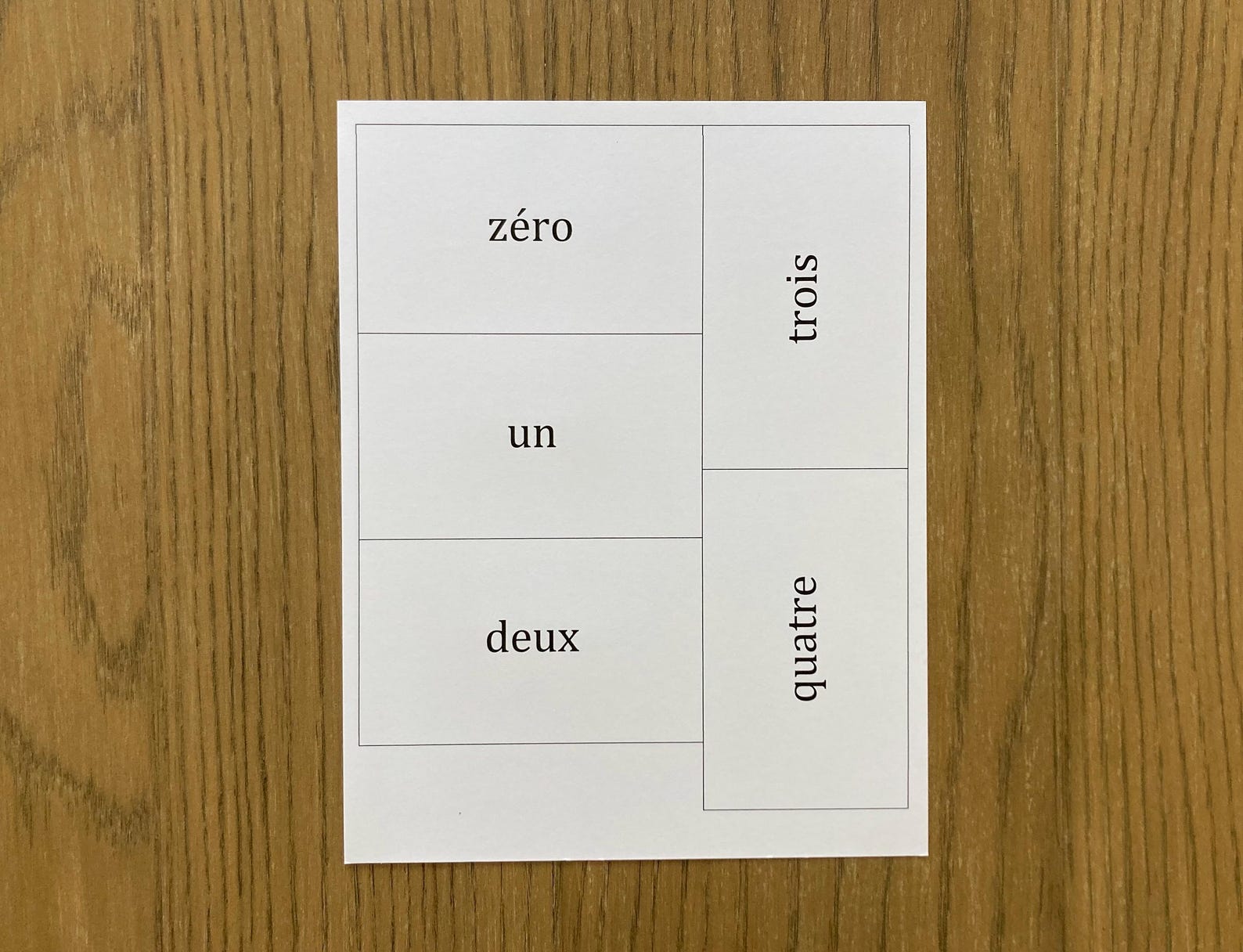 Numbers French/english Flashcards Double-sided 49 Cards - Etsy