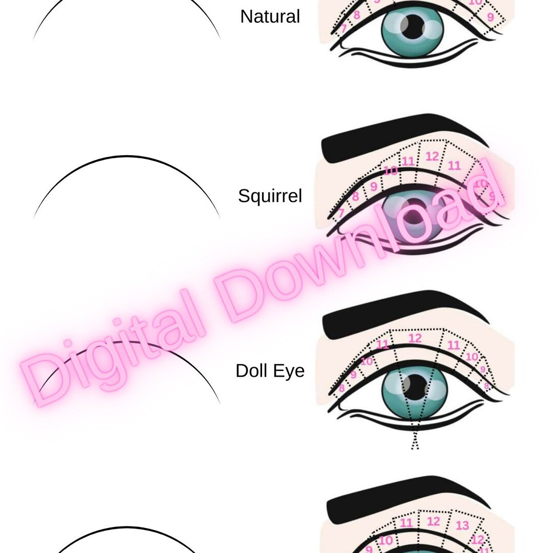Basic Lash Styles/map - Etsy