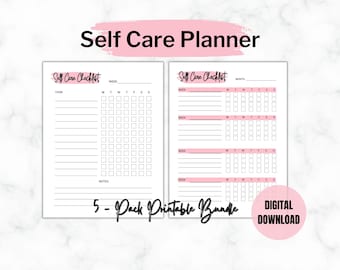 Self-care Planner Checklist for Mental Health and Wellness - Etsy