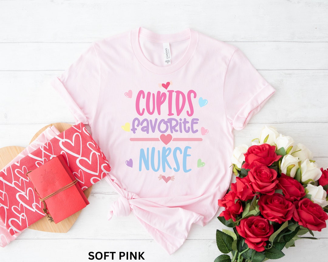 Nurse Valentine's Day Tshirt, Nurse Valentine Shirt, Valentine's Day ...