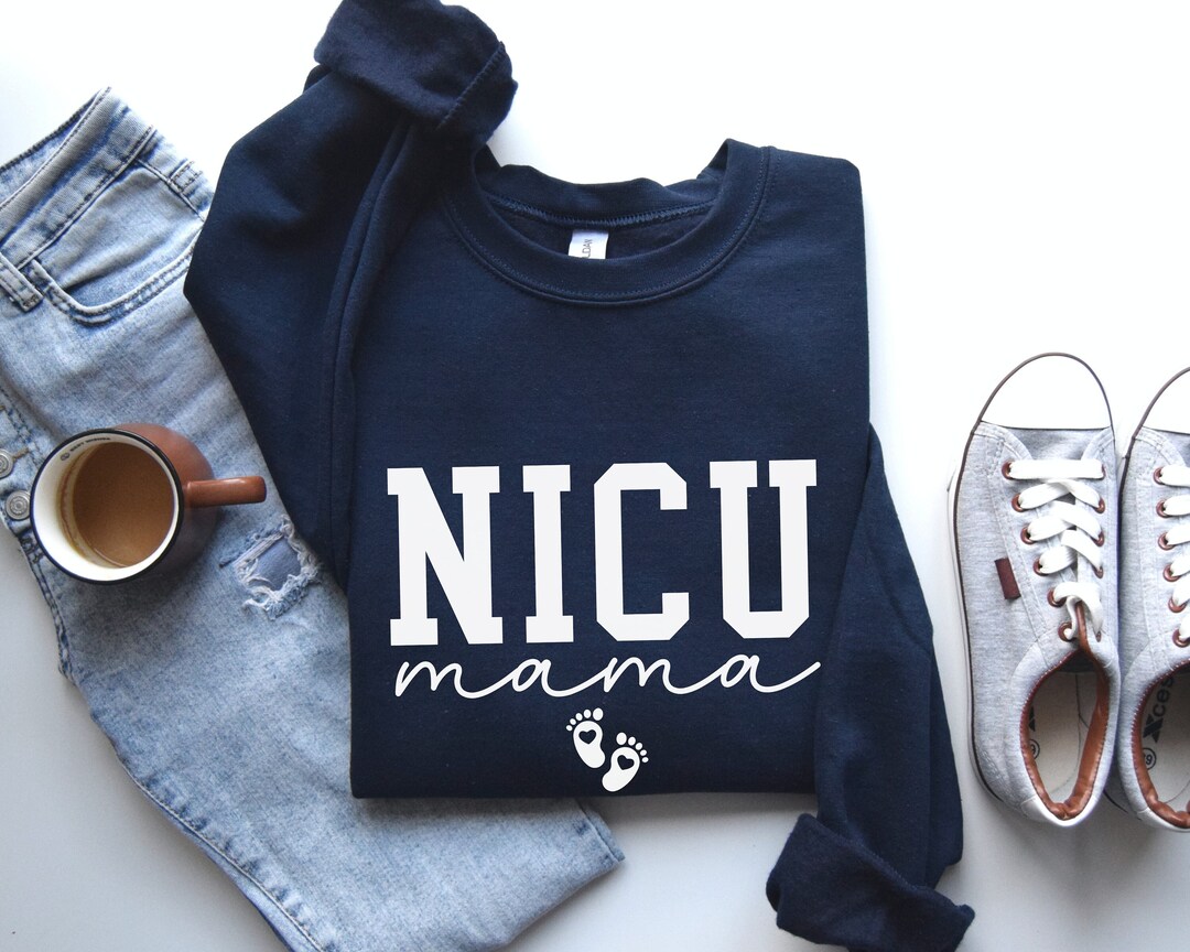 NICU Mama Sweatshirt: Preemie Mom Gift, Unisex Cotton-blend - Etsy