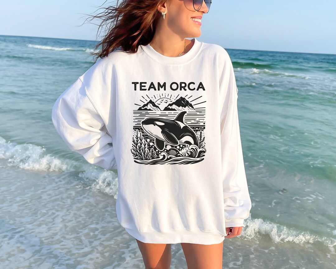 Team Orca Sweatshirt: Ocean Life Unisex Sweater - Etsy