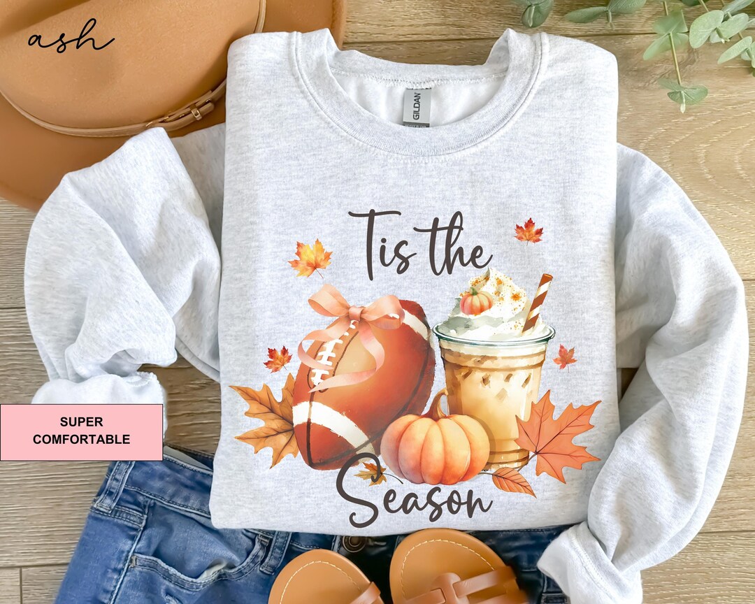 Fall Coffee Shirt, Fall Football Shirt, Coquette Fall Shirt, Pumpkin ...