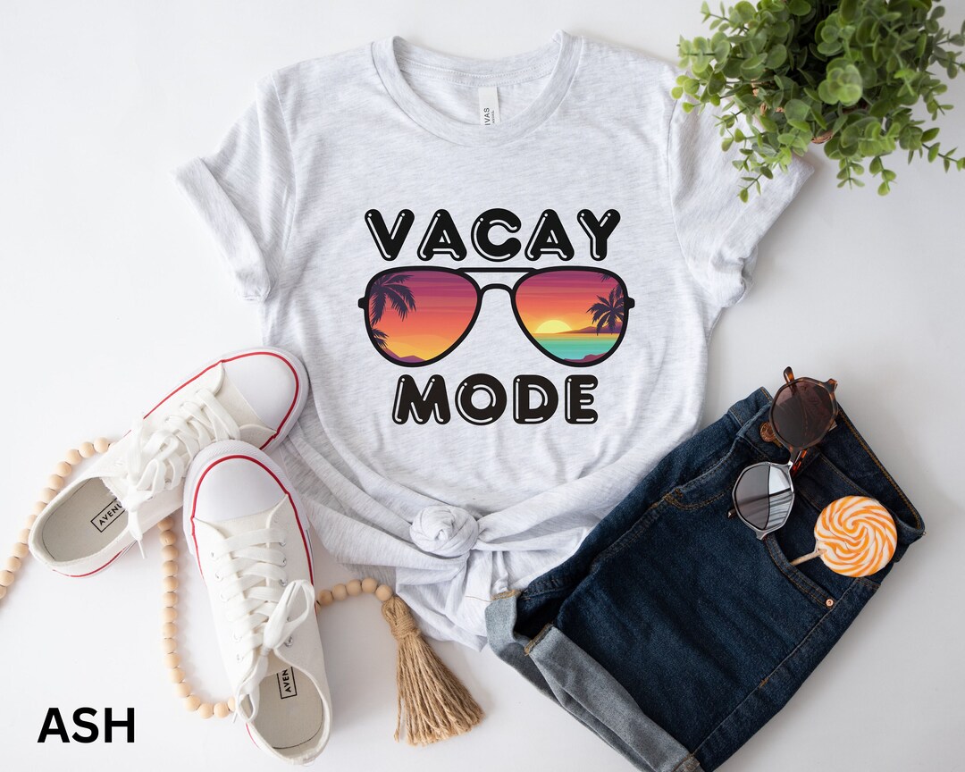 Vacay Mode Shirt, Vacay Mode, Vacation Shirt, Camping Shirt, Travel ...