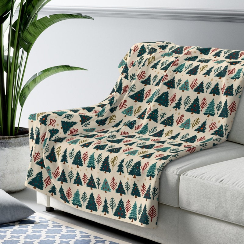 Pine Tree Blanket - Etsy