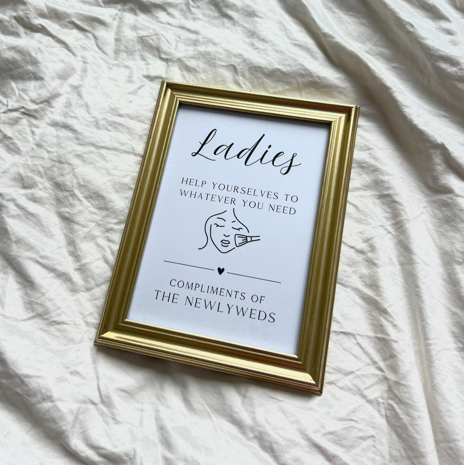 Wedding Bathroom Amenities Basket Sign, Printable Toiletries Template ...