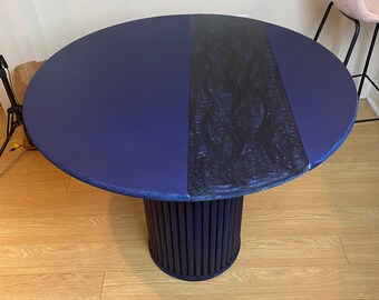 Fluted 36in Round Table Modern Round Dining Room Table - Etsy