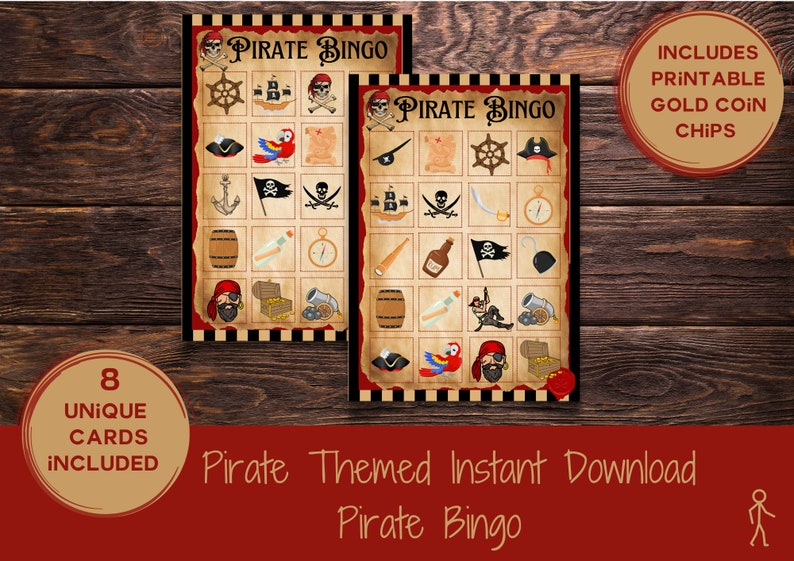 Pirate Bingo - Etsy