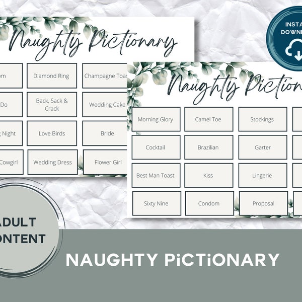 Bachelorette Pictionary - Etsy