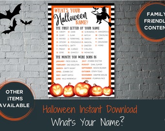 What's Your Monster Name Monster Name Game What's - Etsy