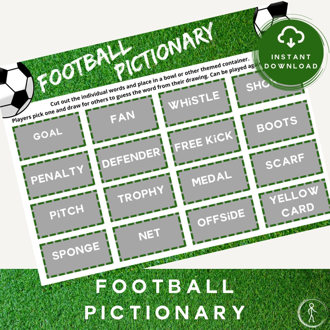 Football Pictionary | Soccer Pictionary | Football Games | Football ...