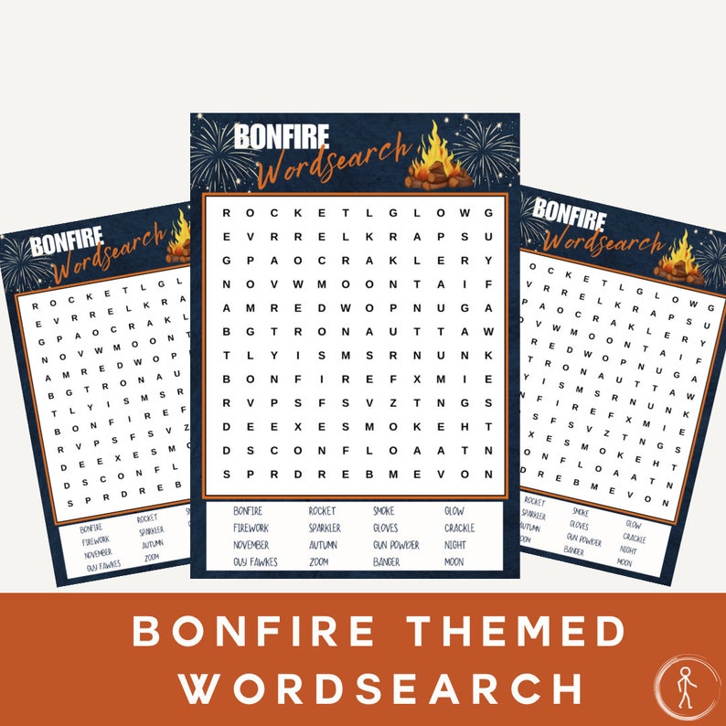 Guy Fawkes / Bonfire Night - Wordsearch - Etsy