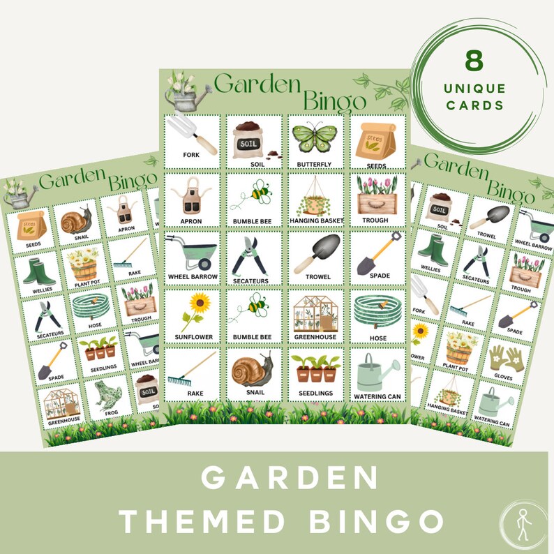 Garden Bingo | Outdoor Bingo | Summer Bingo | Garden Themed Games ...