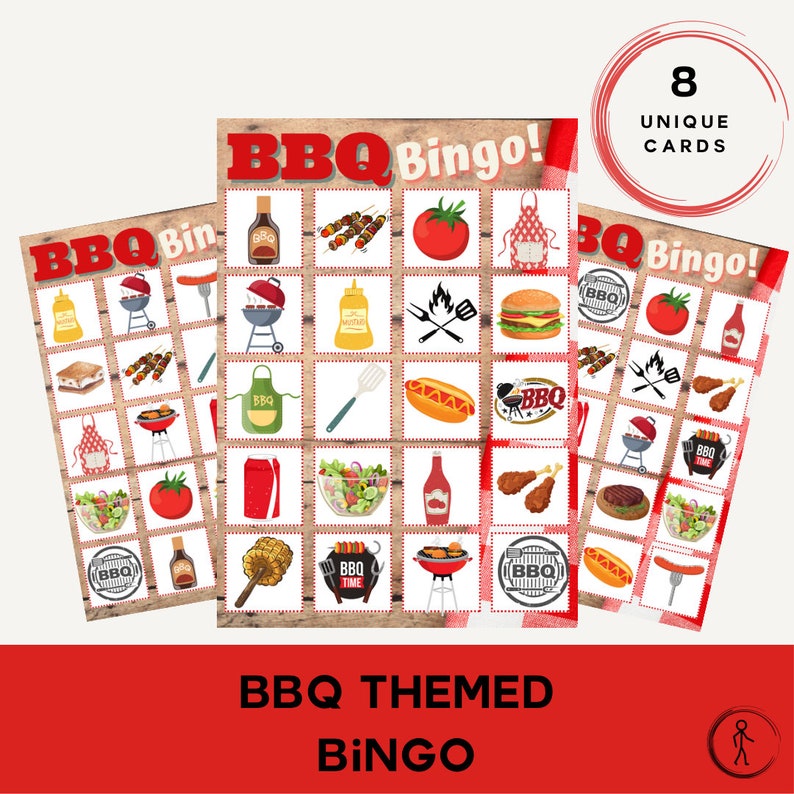 BBQ Bingo | Family Themed Bingo | Retro Games | Summer Bingo | BBQ ...