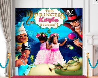 Princess and the Frog Party Banner - Etsy