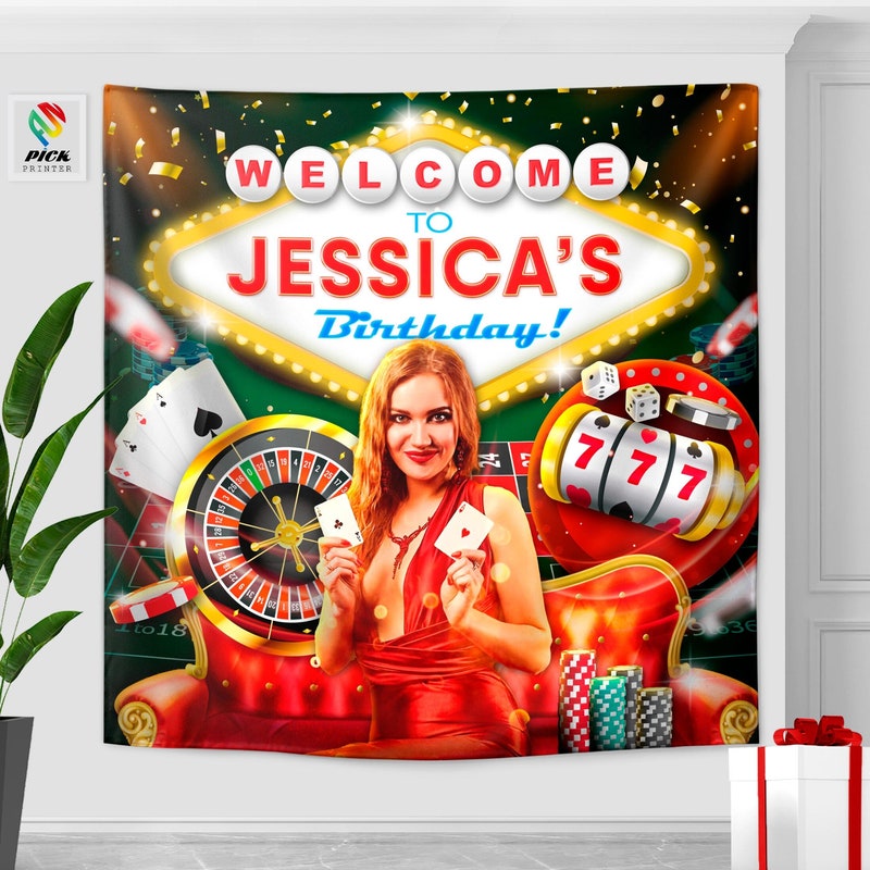 Casino Backdrop - Etsy