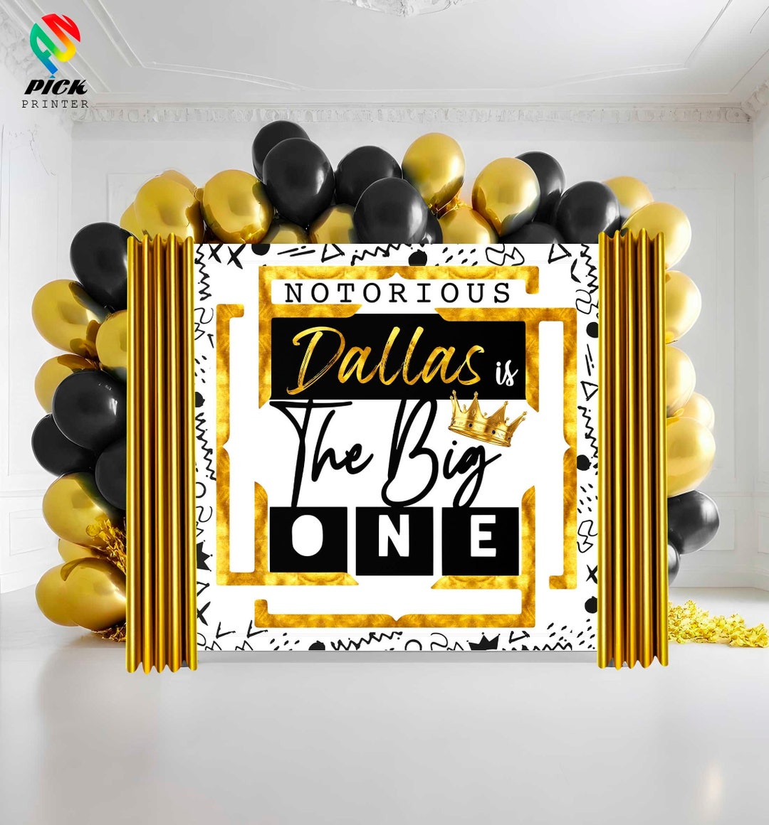 The Big One Backdrop, Notorious Hip Hop Banner, Graffiti Vinyl Banner ...