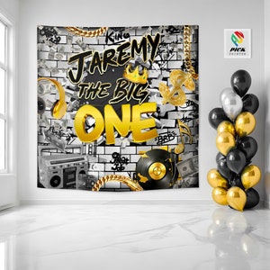 The Big One Backdrop Notorious Hip Hop Banner Graffiti Vinyl Banner Hip ...