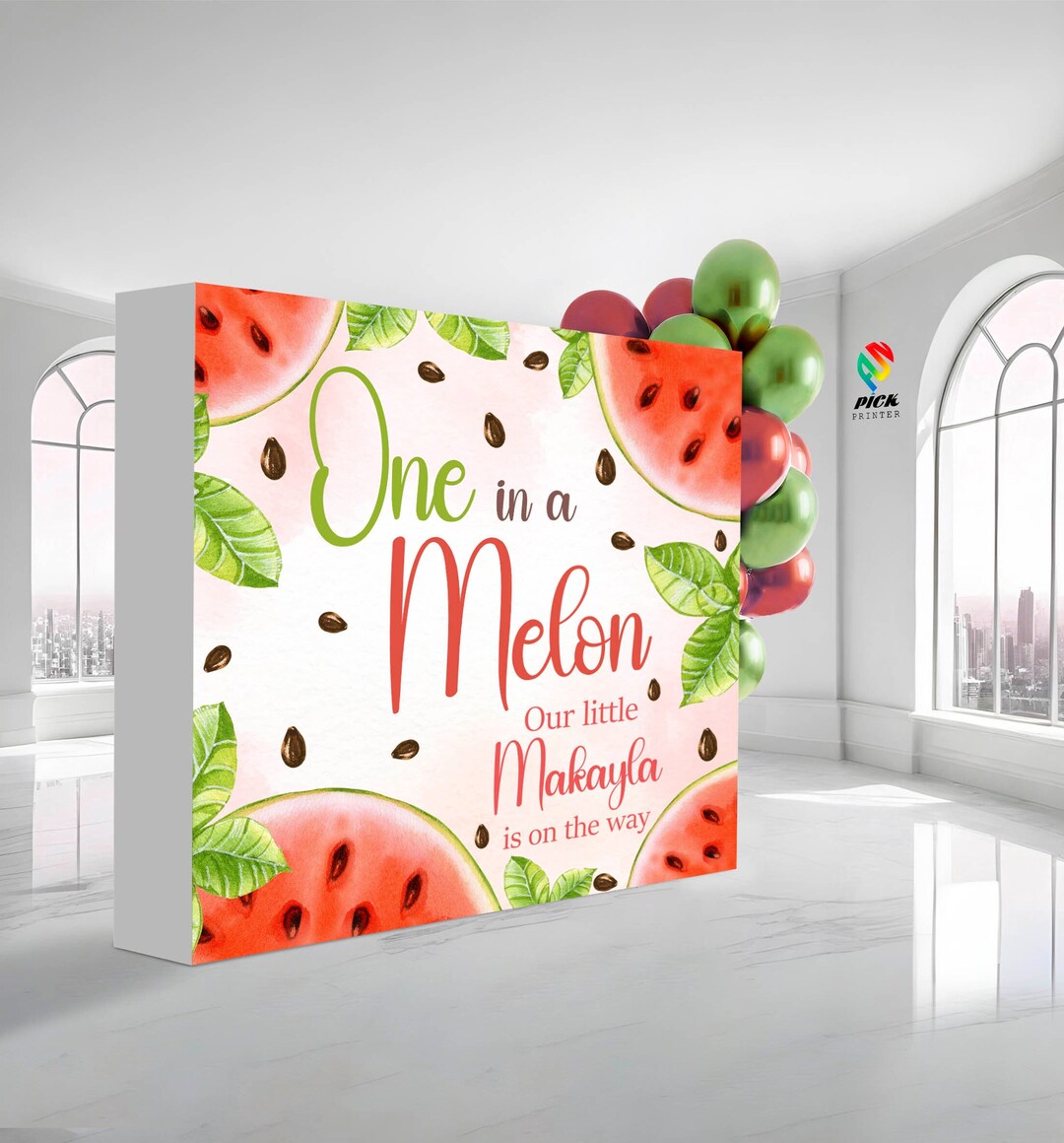 Watermelon Pop up Banner: Summer Fruit Party Display - Etsy