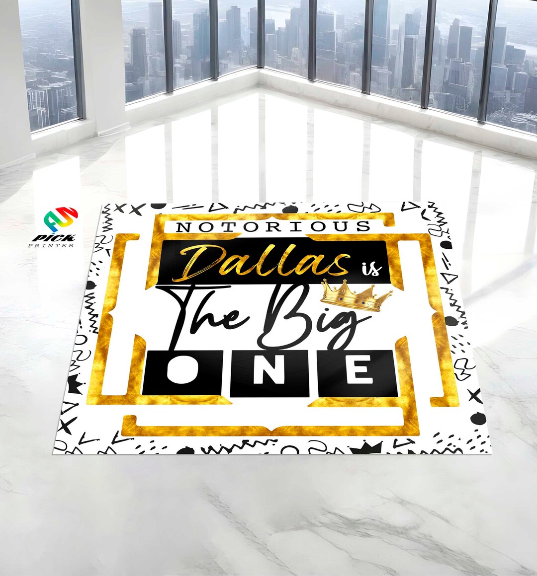 The Big One Floor Decal, Notorious Hip Hop Floor Sticker, Graffiti ...