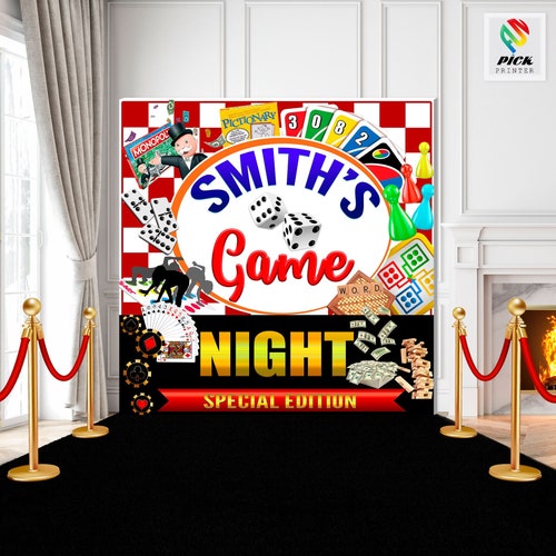 Birthday Party Invitation Game Invitation Game Night - Etsy