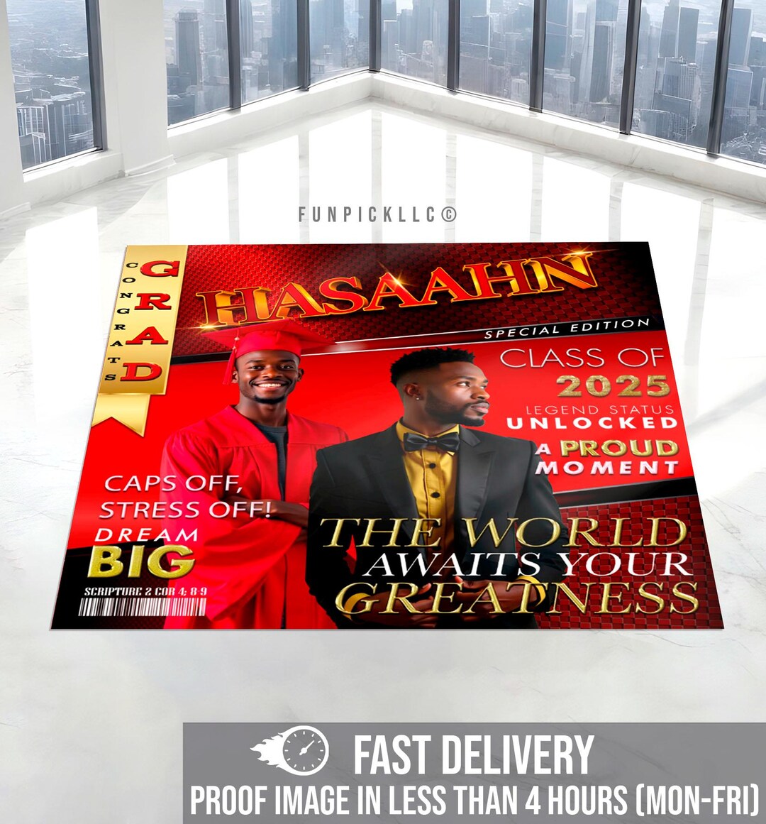 Graduation Floor Decal | College Graduation Decal | Class of 2025 Floor ...