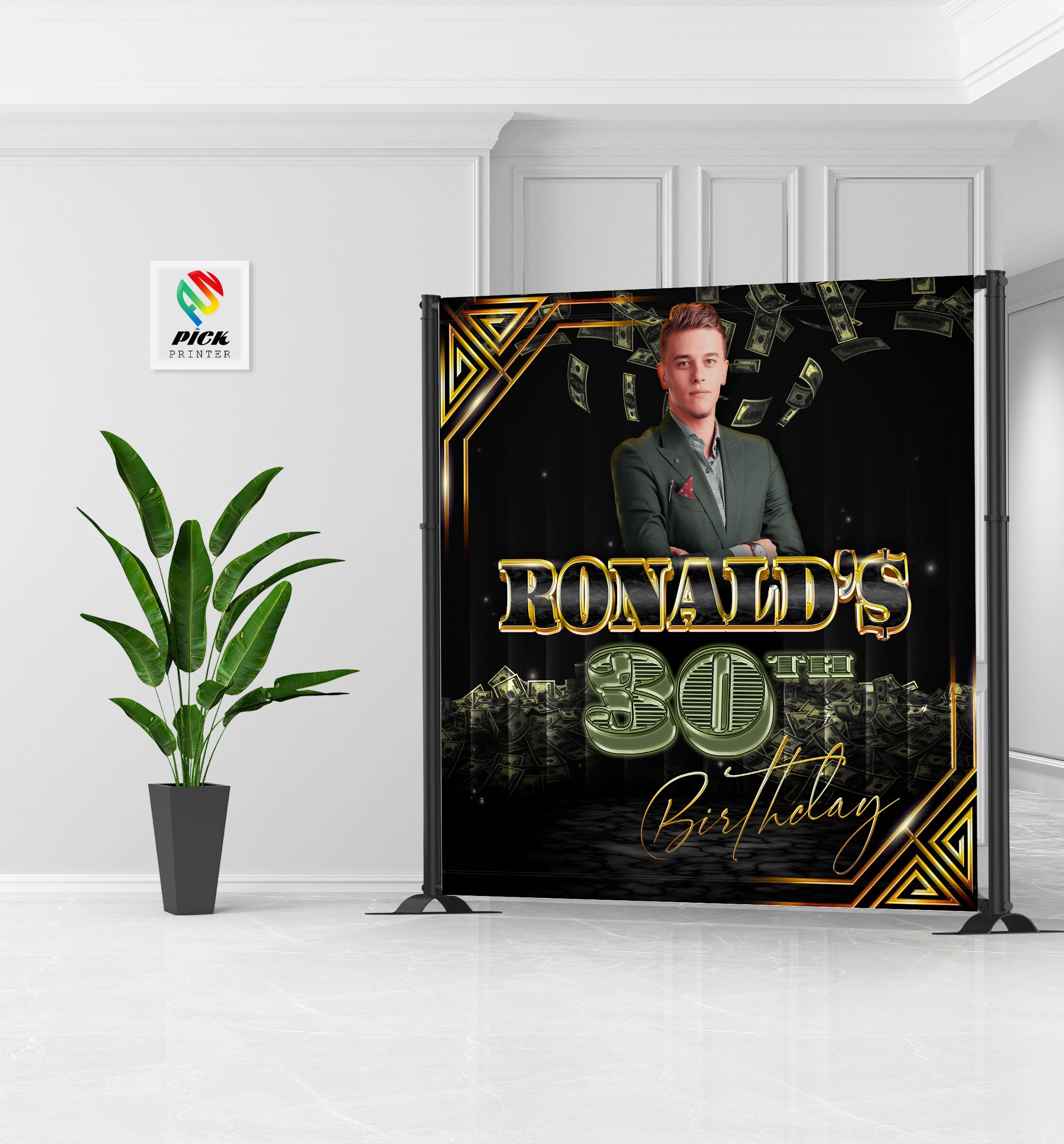 Money Backdrop Dollars Banner Money Backdrop for Men - Etsy