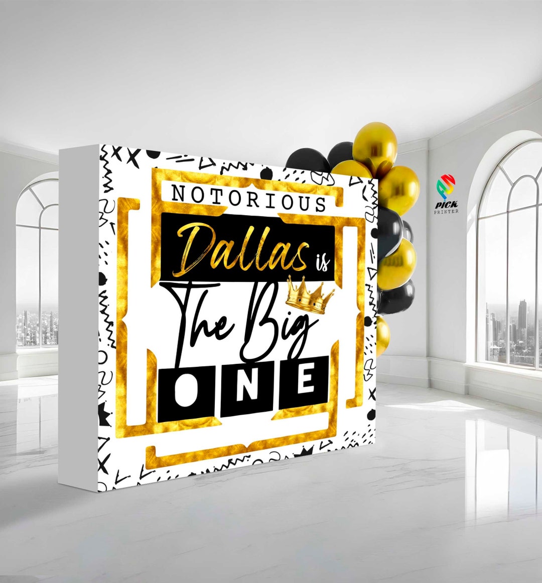 Notorious Big One Birthday Backdrop: Hip Hop Graffiti Banner - Etsy