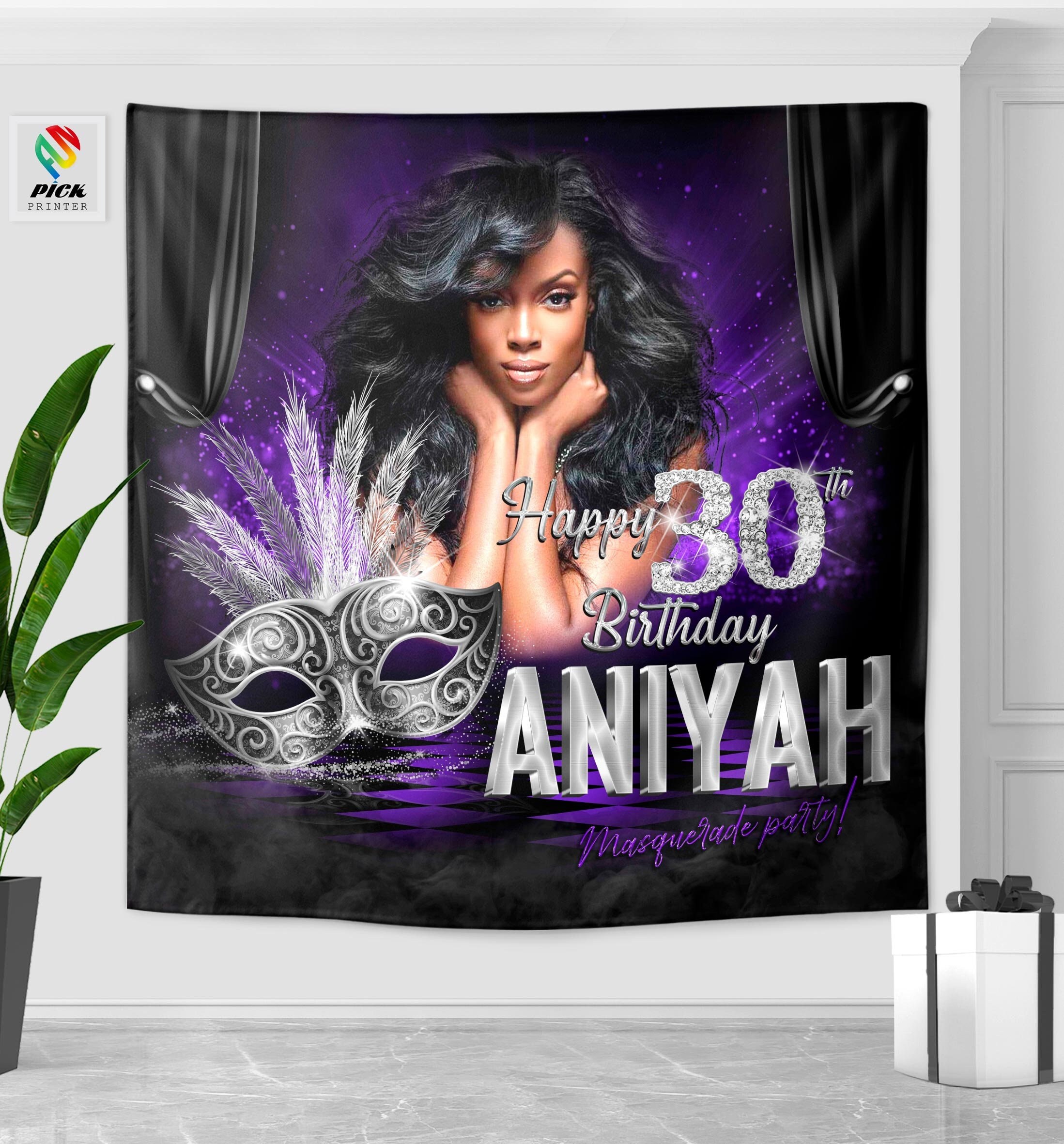 Luxury Masquerade Backdrop Masquerade Ball Banner Mardi Grastapestry ...