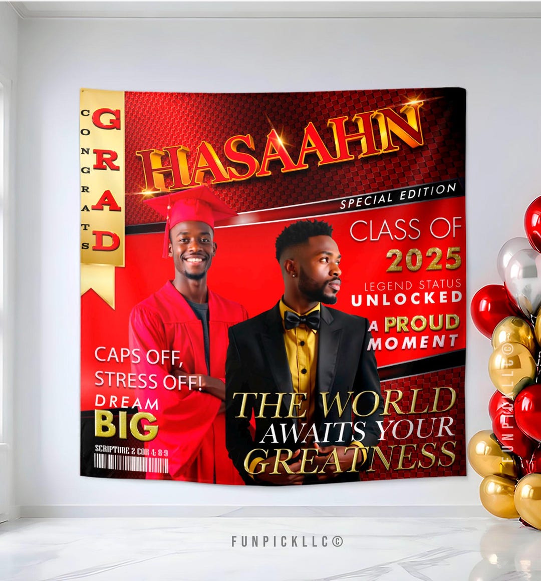 Graduation Polyester Banner | College Graduation Tapestry | Class of ...