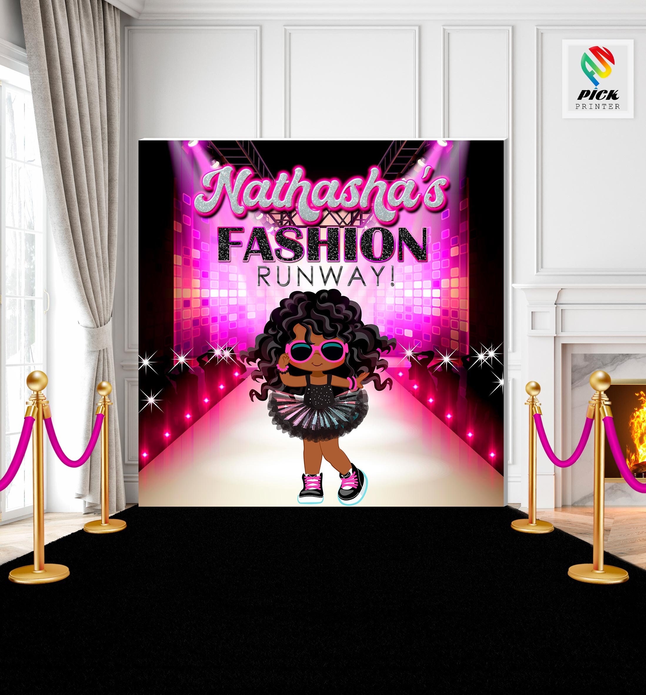 Fashion Runway Backdrop