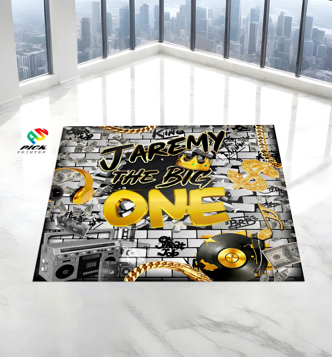 The Big One Floor Decal, Notorious Hip Hop Floor Sticker, Graffiti ...
