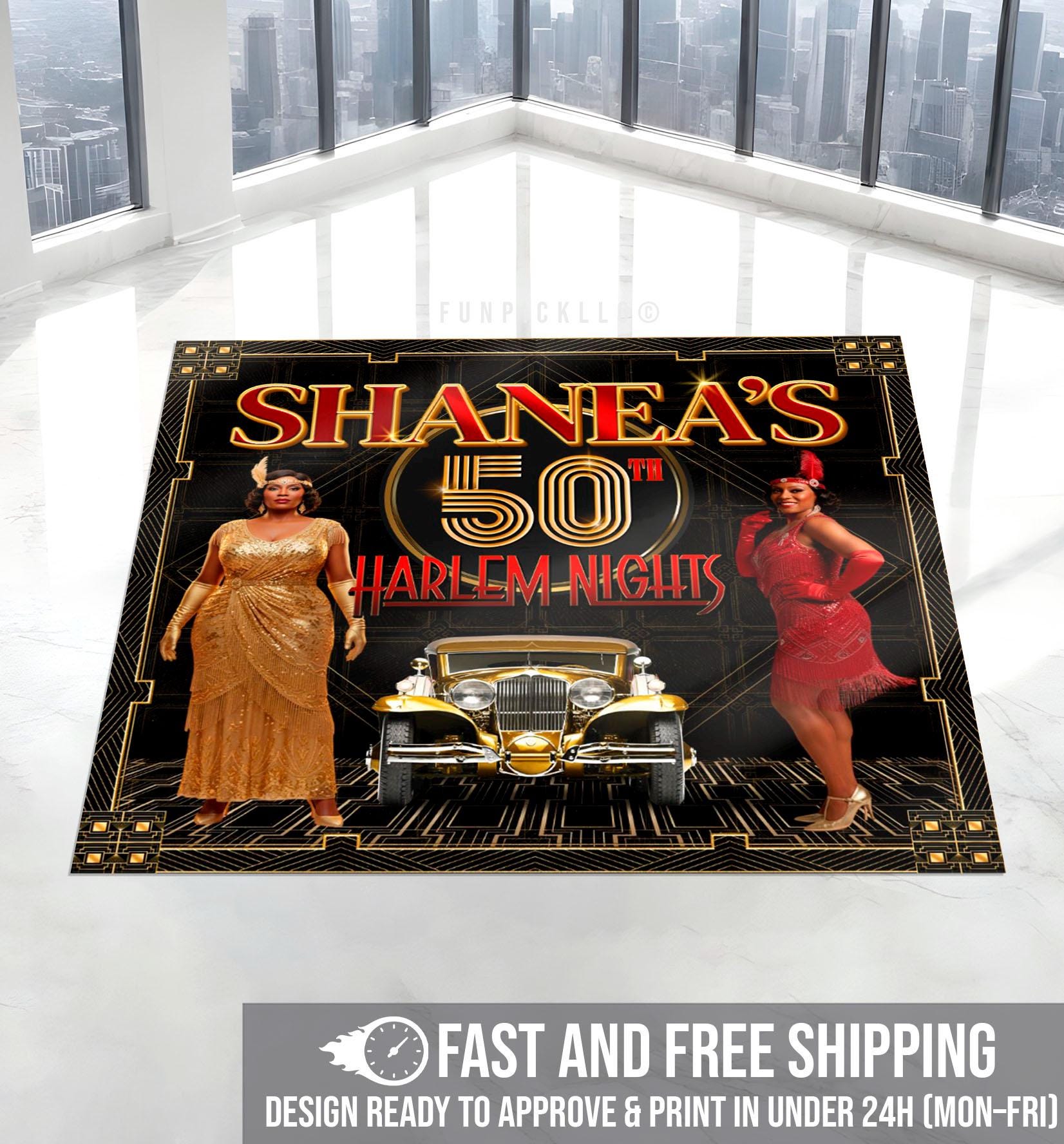 Gatsby Pop up Banner: Art Deco Backdrop, Harlem Nights Tapestry or ...