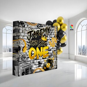 The Big One Backdrop Notorious Hip Hop Banner Graffiti Vinyl Banner Hip ...