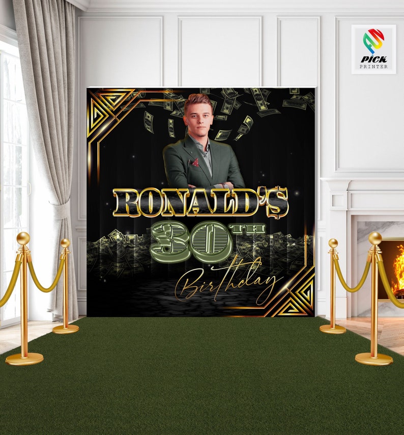 Money Backdrop Dollars Banner Money Backdrop for Men - Etsy