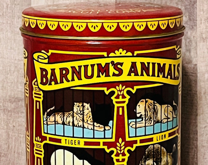 Vintage Barnum's Animal Crackers Collectible Tin With Lid - Etsy