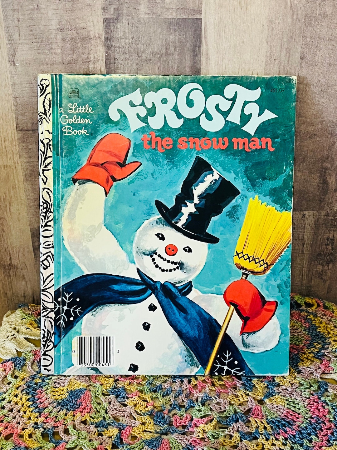 Frosty the Snowman a Little Golden Book Retold by Annie North - Etsy