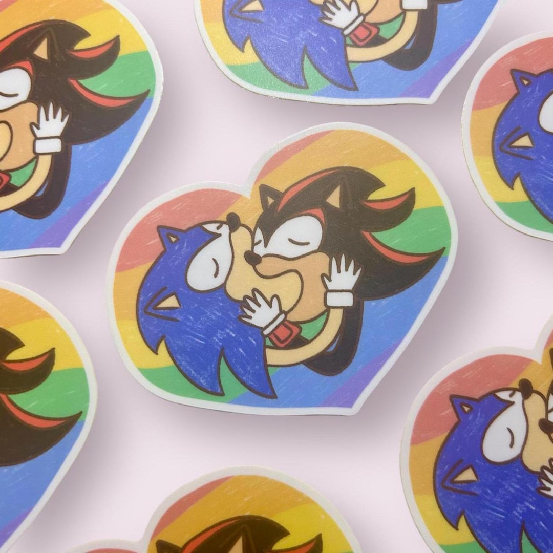 Sonic X Shadow Sticker - Etsy