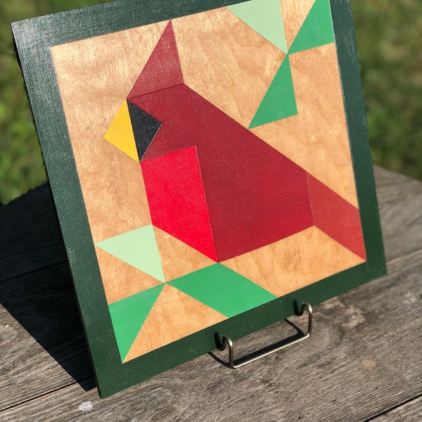 Cardinal Barn Quilt - Etsy