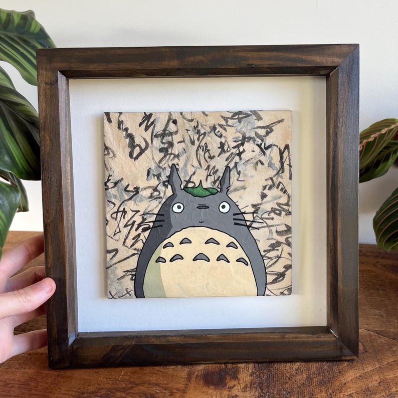 Hand Painted My Neighbour Totoro Box Frame Studio Ghibli - Etsy