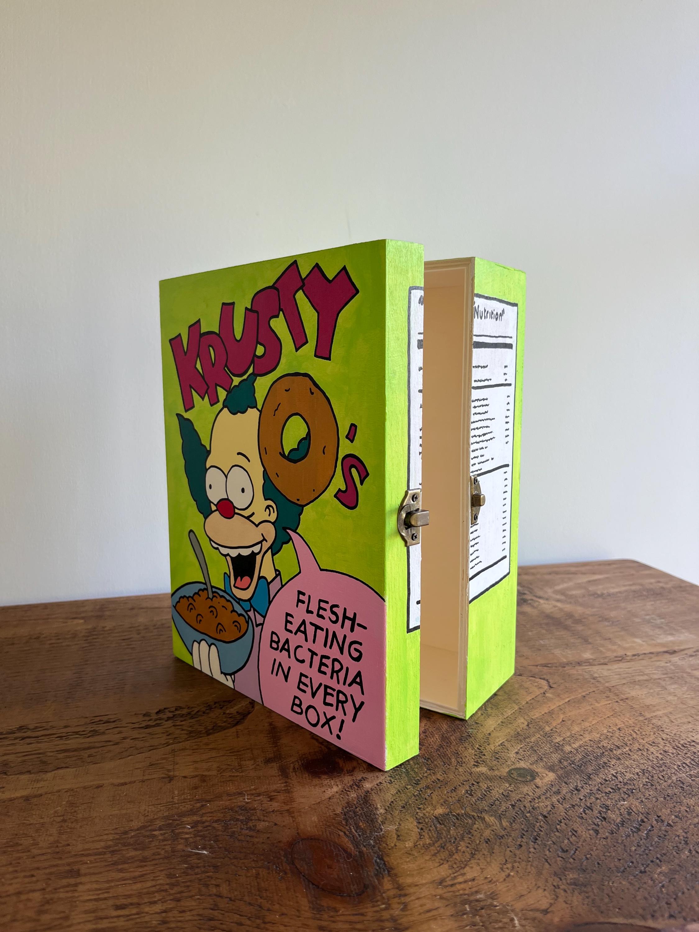 Krusty Os Cereal Hand Painted Large Wooden Box the Simpsons - Etsy