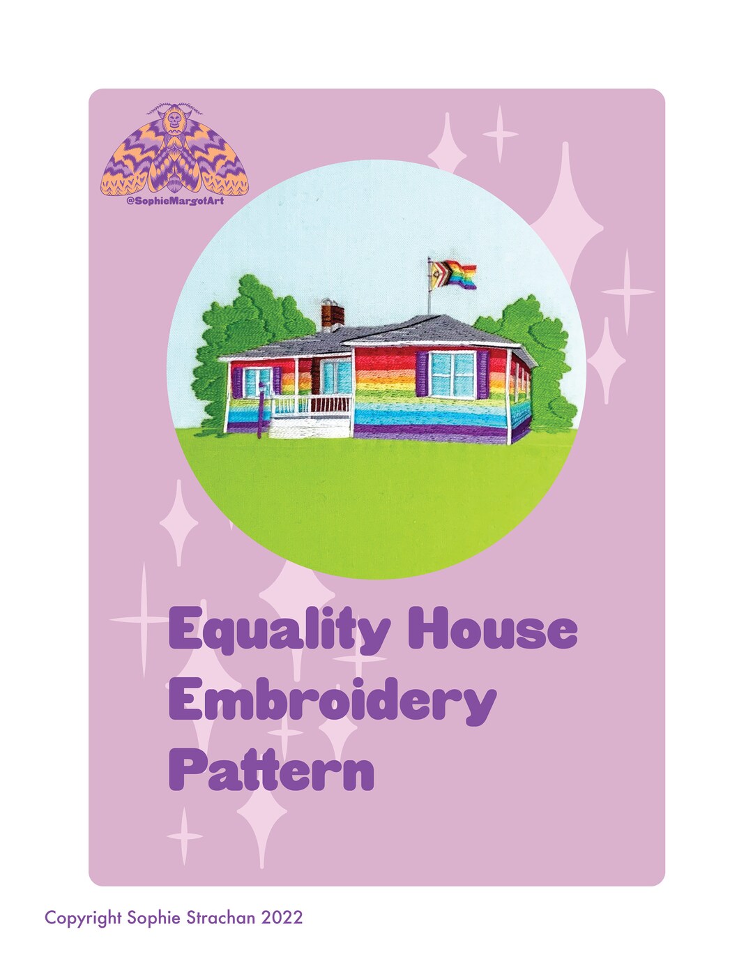 Equality House DIY Embroidery Design Pdf Needlepoint - Etsy