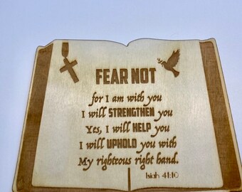 Christian Sign Prayer Hands Bible Devotional Art With Personalized ...