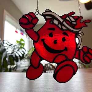 Stained Glass Kool-aid Man - Etsy