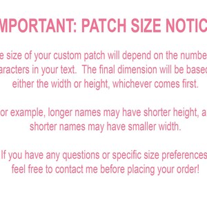 Custom Name Patch – Personalized Embroidered Applique (evelyn) - Etsy