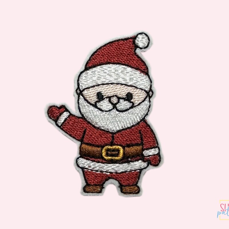 Santa Iron On - Etsy