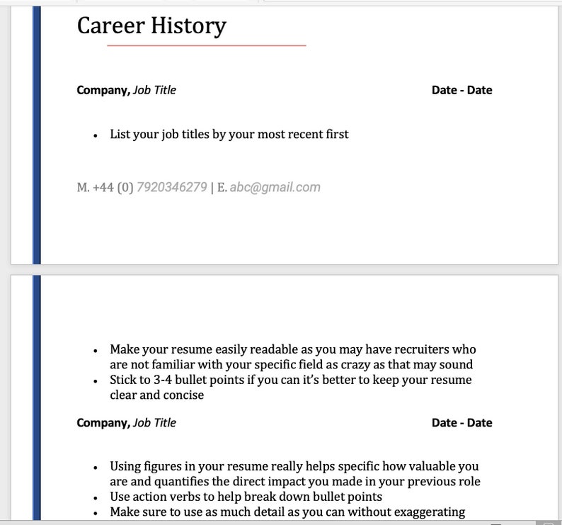 Professional ATS Friendly CV and Cover Letter Template Modern Resume ...