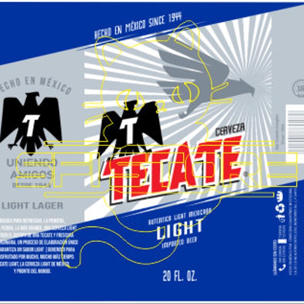 Tecate Red Tumbler - Etsy
