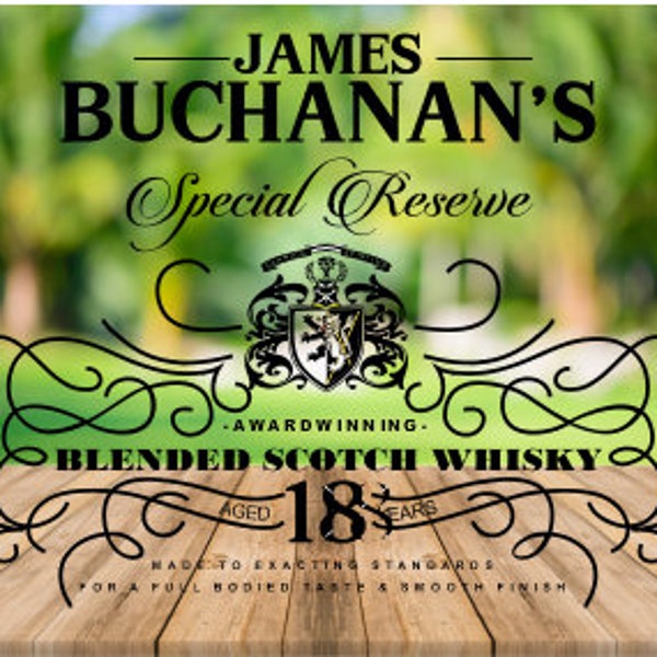 Buchanans Label - Etsy