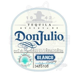 SVG Tequila Don Julio Blanco Digital Label in SVG Ready to - Etsy